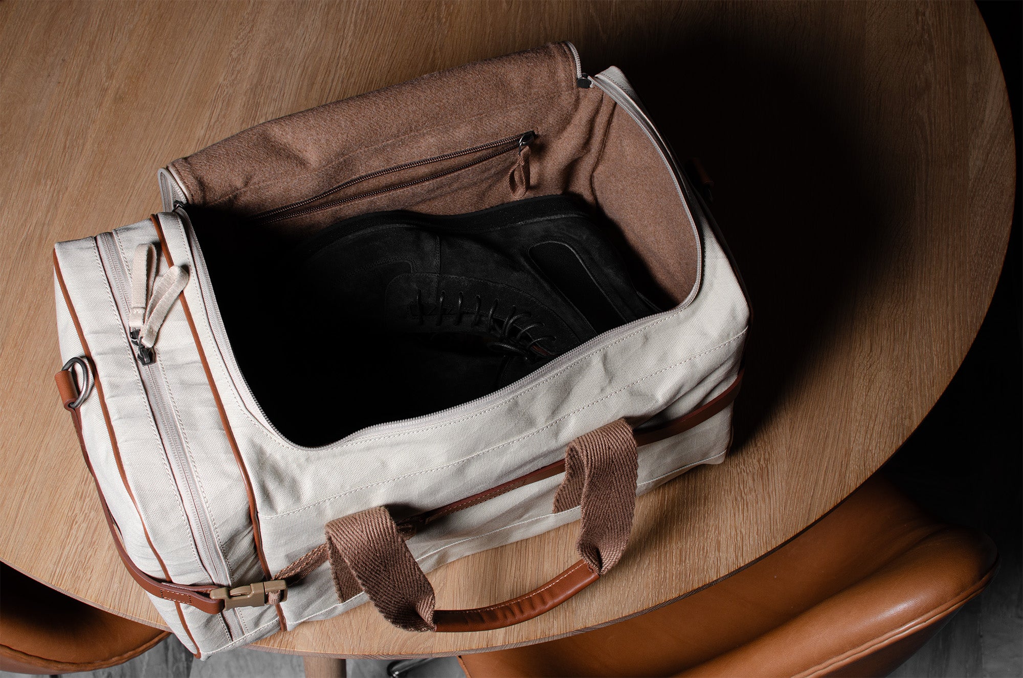 All Set Duffle Bag . Classic Natural – hardgraft