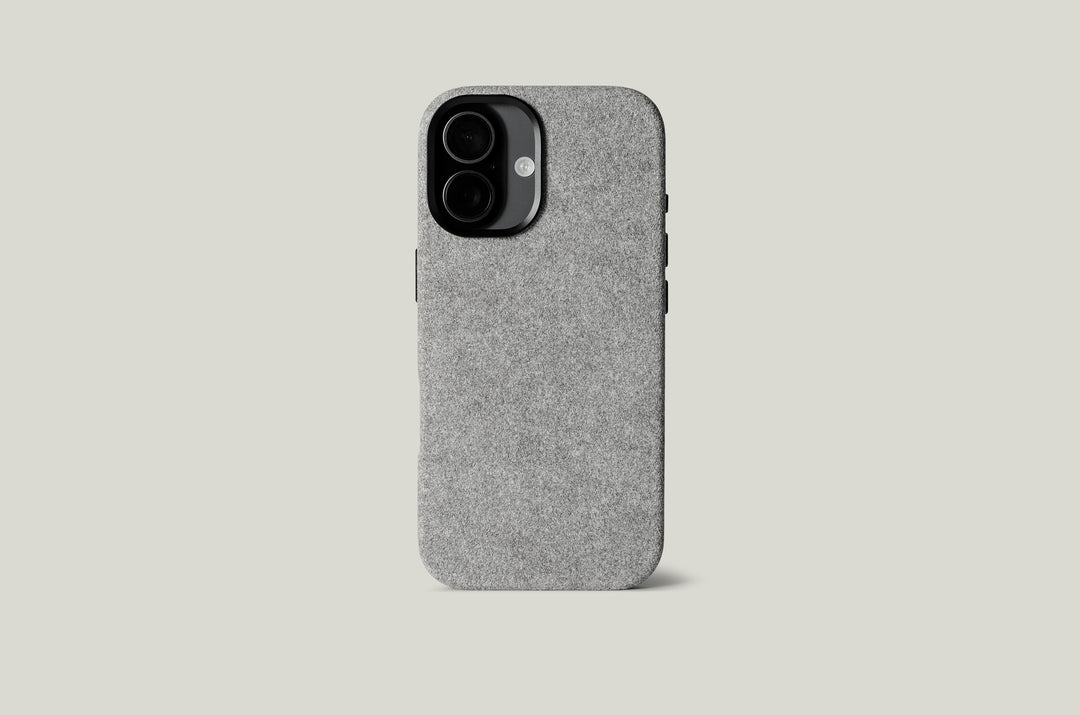 Fuzzy Alcantara iPhone 17 Cases – hardgraft
