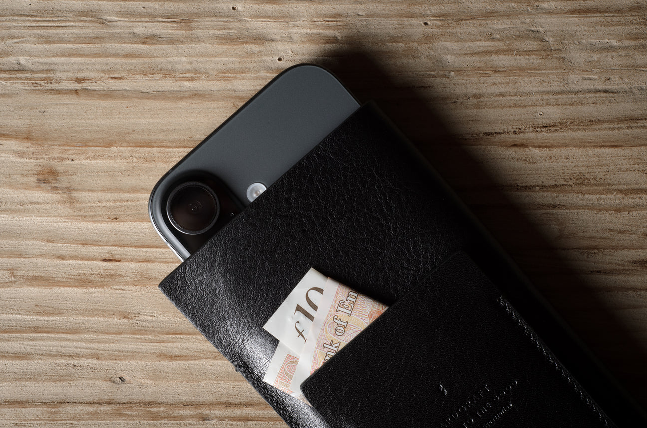 Masterpiece Pocket iPhone 17 Cases . Coal – hardgraft